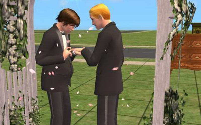 Joined Unions and Marriages in The Sims – LGBTQ Video Game Archive