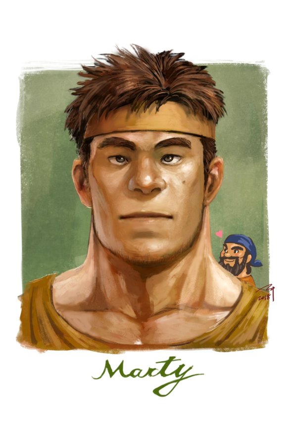 Marty and Dagdar in Fire Emblem: Thracia 776 – LGBTQ Video Game Archive